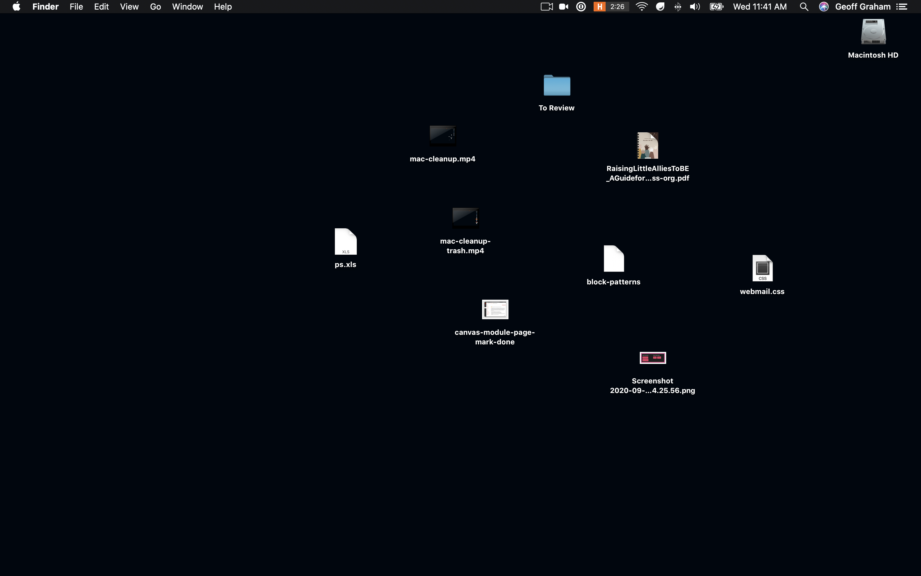 Quick Tip for Organizing Your Mac Desktop - Geoff Graham